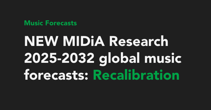 Music Forecasts | MIDiA Research Music Forecasts | MIDiA Research